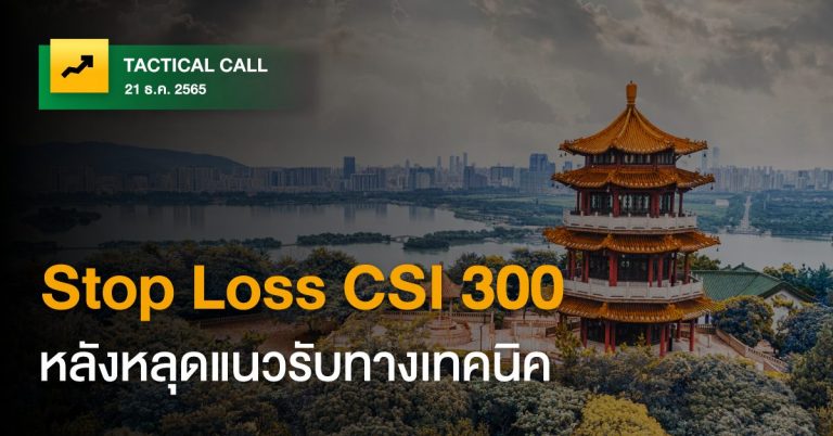 FINNOMENA Tactical Call : Stop Loss CSI 300 หลังหลุดแนวรับทางเทคนิค ...