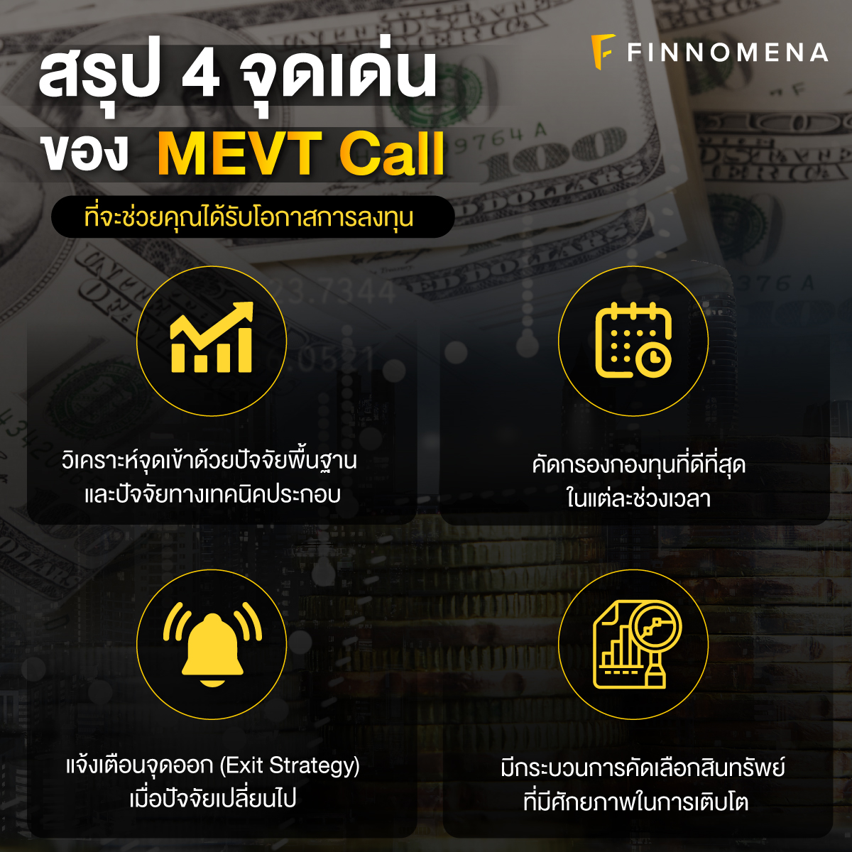 MEVT Call ตัวช่วยคัดเลือกกองทุน อย่างเมพด้วยจังหวะขั้นเทพ - Finnomena