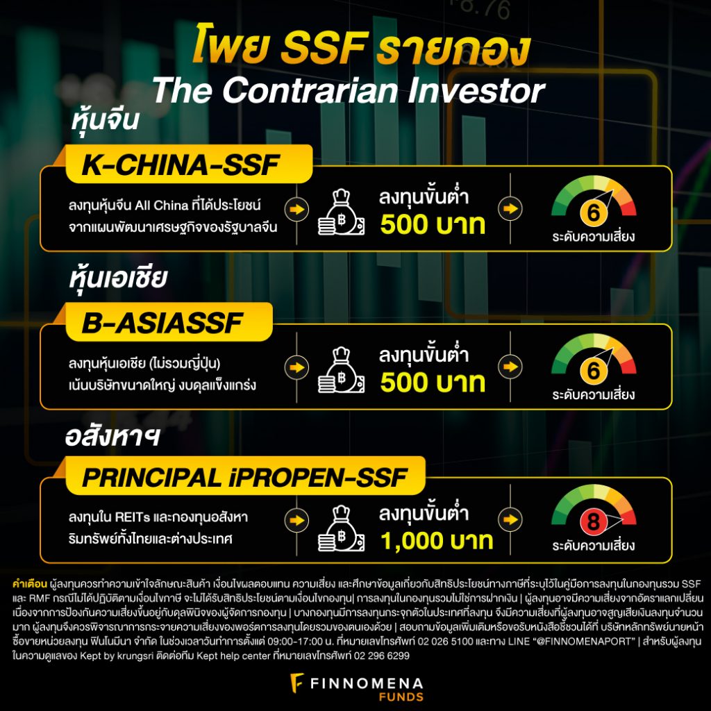 โพยกองทุน SSF & RMF สำหรับนักลงทุนสายสวนตลาด แบบ The Contrarian ...