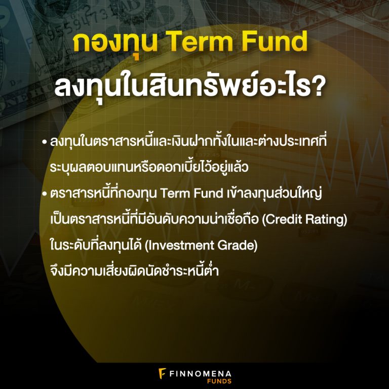 กองทุน Term Fund คืออะไร? ทางเลือกอีกสไตล์ของคนไม่ชอบเสี่ยง - Finnomena