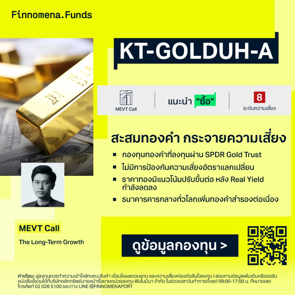 รวมครบจบ "กองทุนทองคำ" กระจายเสี่ยง เลี่ยงวิกฤต - Finnomena
